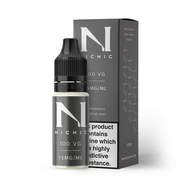 Nicotine Shot 15mg 100% VG By NICNIC – Next Day Vapes